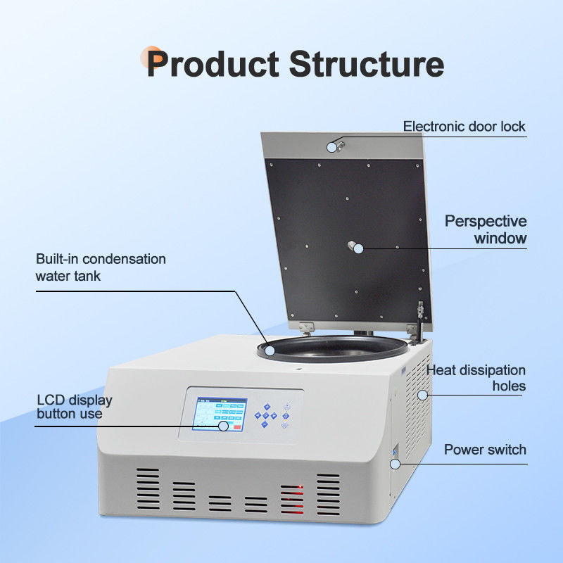 Table top Refrigerated centrifuge benchtop ultracentrifuge with vector ...